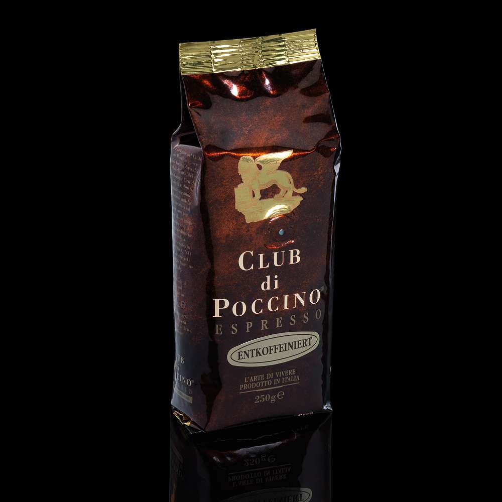 CLUB di POCCINO entcoffeiniert Espresso 250g Bohnen | Poccino